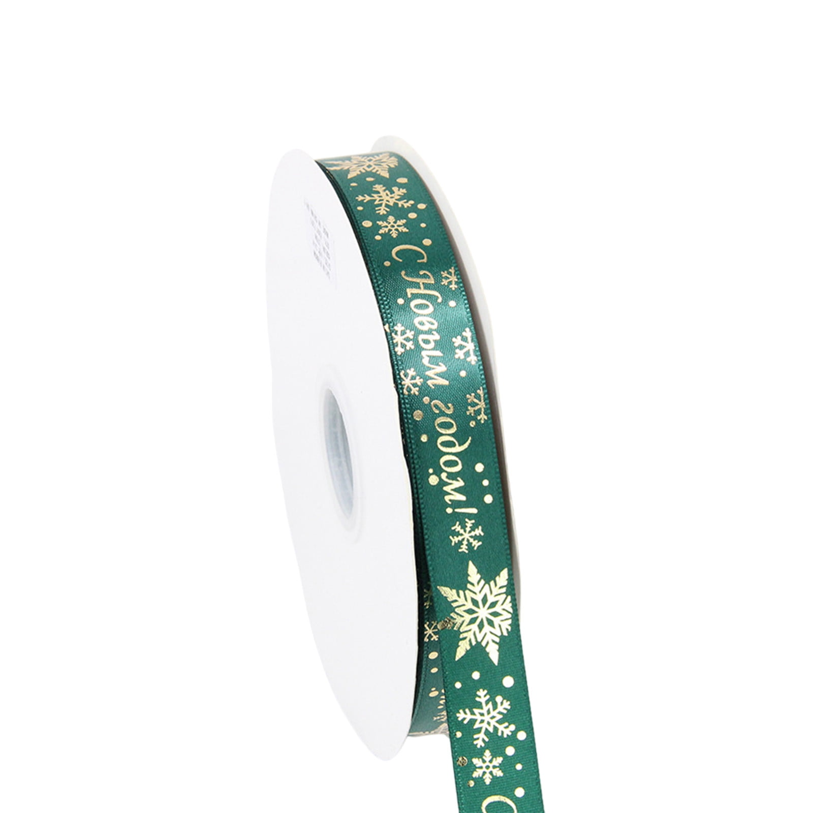 Christmas Ribbon, Holiday Gift Ribbon, 2cm Polyester Hot Stamping ...