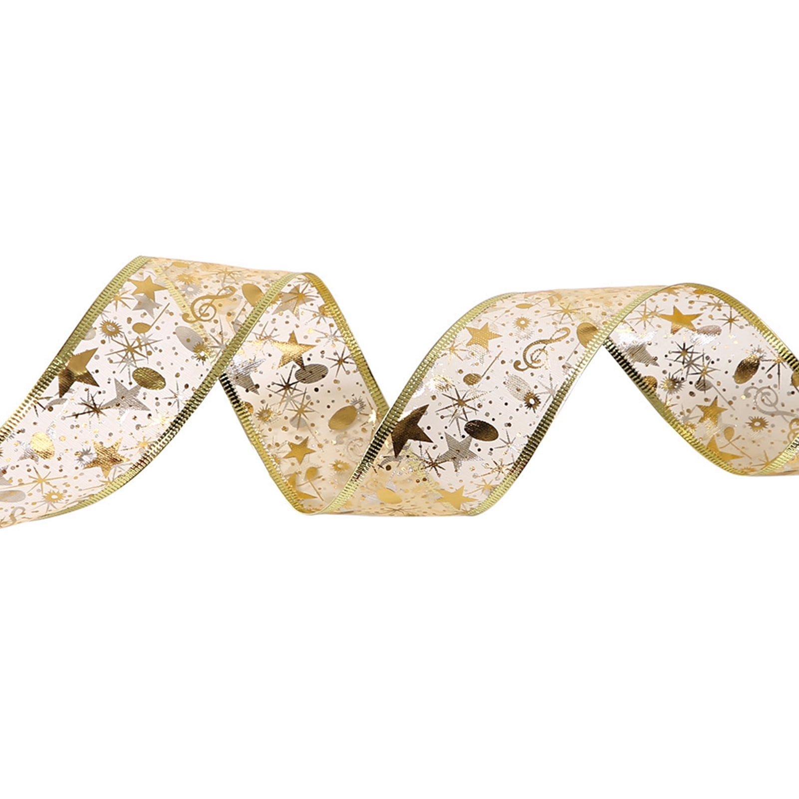 Christmas Ribbon Hot Stamping Decorative Cloth Handmade Design Packing ...