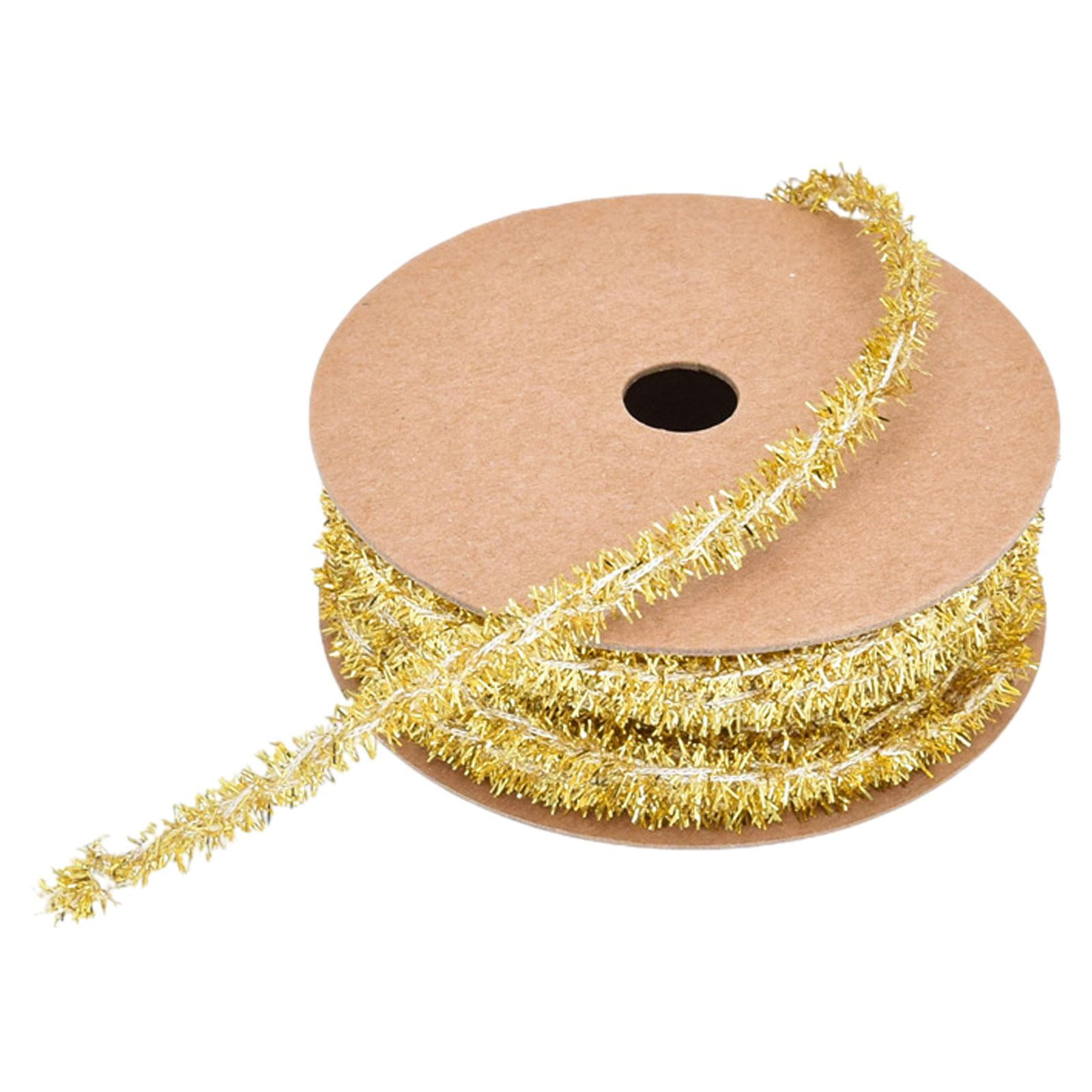 Christmas Ribbon Xmas Ribbons Portable Glitter Ribbon Gift Wrapping ...