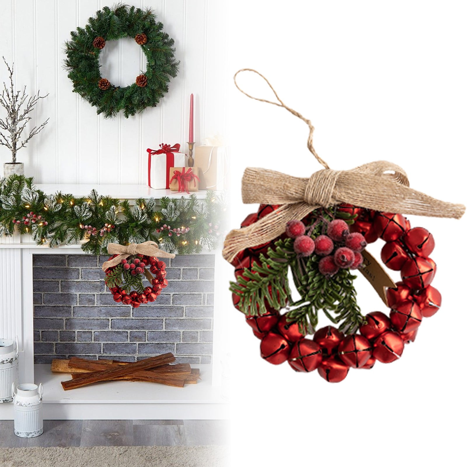Christmas Rings And Bells | Realistic Seasonal Decorations | Decorative ...