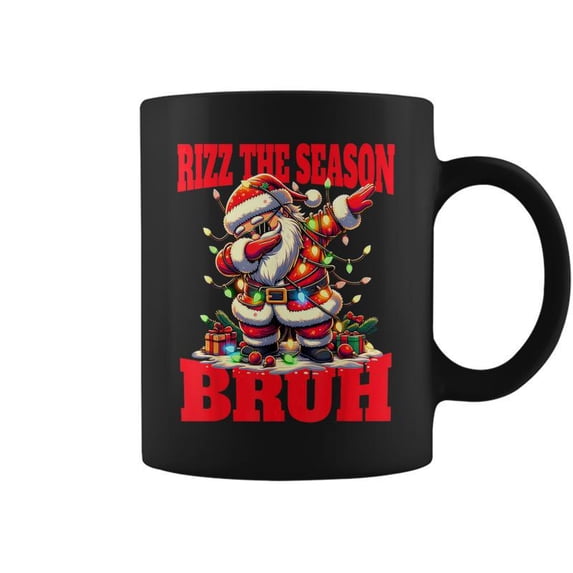 Christmas Rizzmas Santa Xmas Rizz The Season Bruh Coffee Mugs - Walmart.com