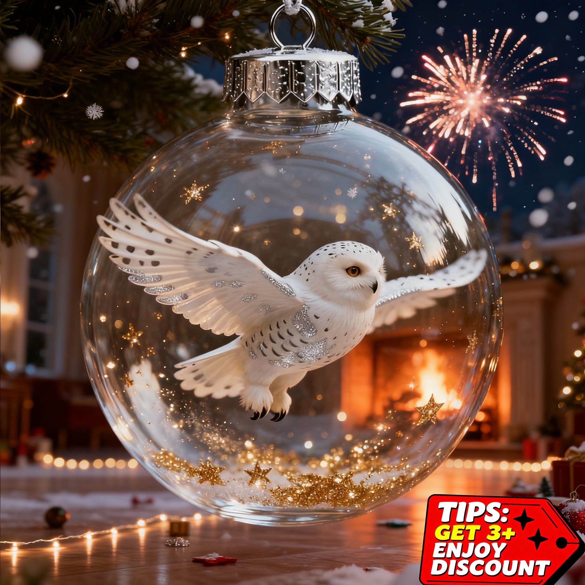 Christmas Room Decor, 3.14inch, Handcrafted Bird Figurines, Holiday ...