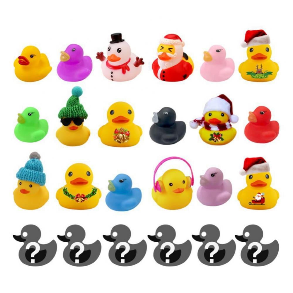Christmas Rubber Ducky Blind Box Christmas Advent Calendar 24 Days ...