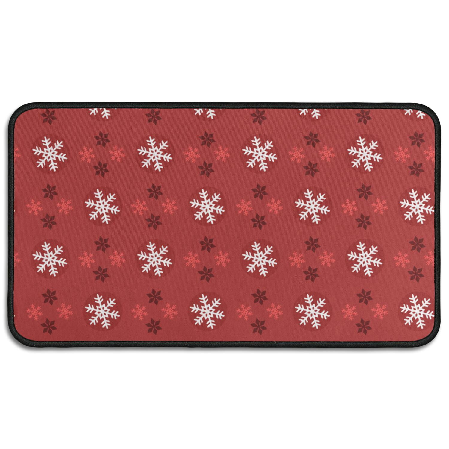 Christmas Rug 30x17 Inch Non-Slip Entryway Mat, Soft Crystal Velvet ...