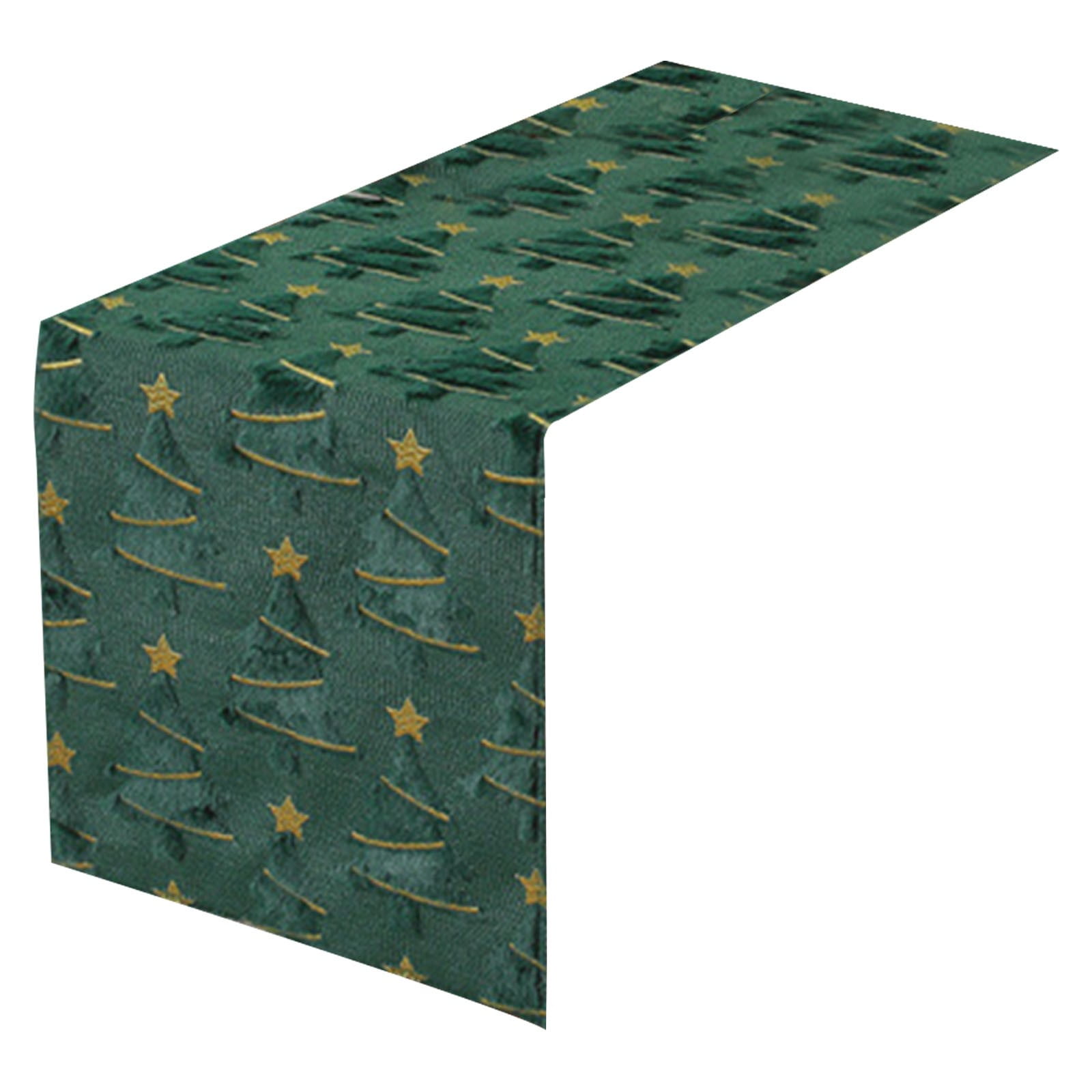 Christmas Runner For Table, Christmas Tree Jacquard Table Runner 35 ...
