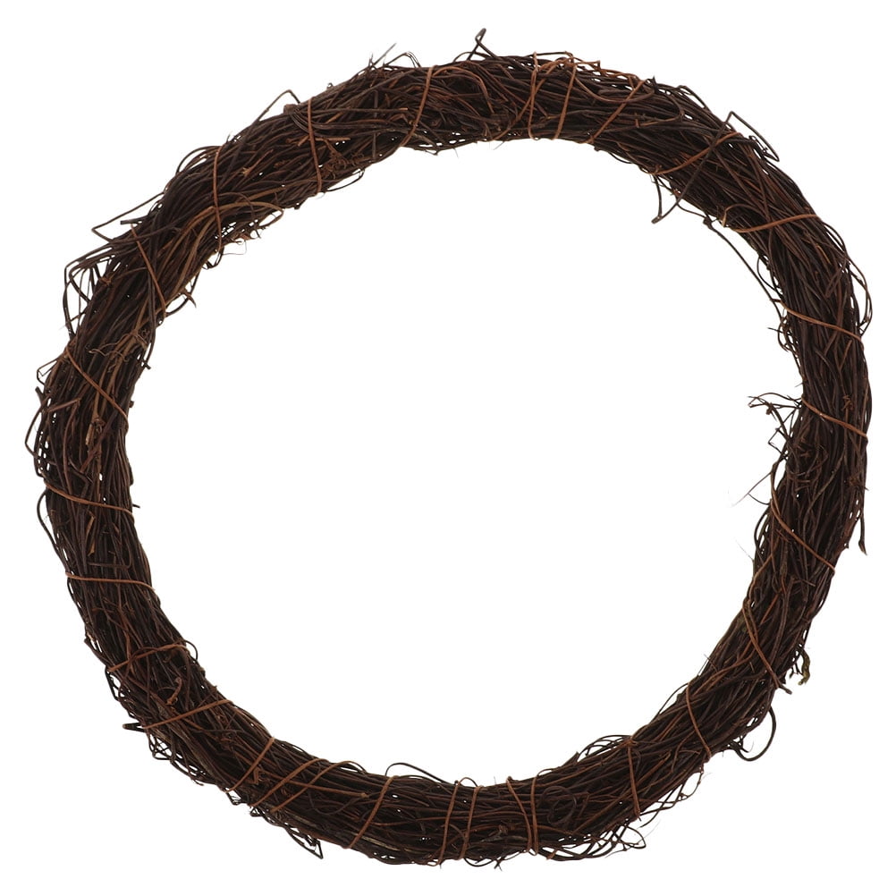 Christmas Rustic Rattan Wreath Frame DIY Wreath Circle Wreath Form ...