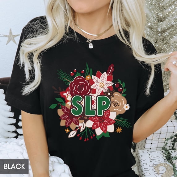 Christmas SLP shirt Speech Language Pathologist Holiday Speech ...