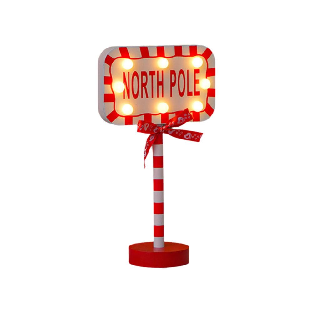 Christmas STOP Street Sign Lights HOT 2024 C6T8 - Walmart.com