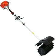 Sweeper Machine Hand Held Broom Sweeper 42.7CC Gas Power Snow Sweeper ...