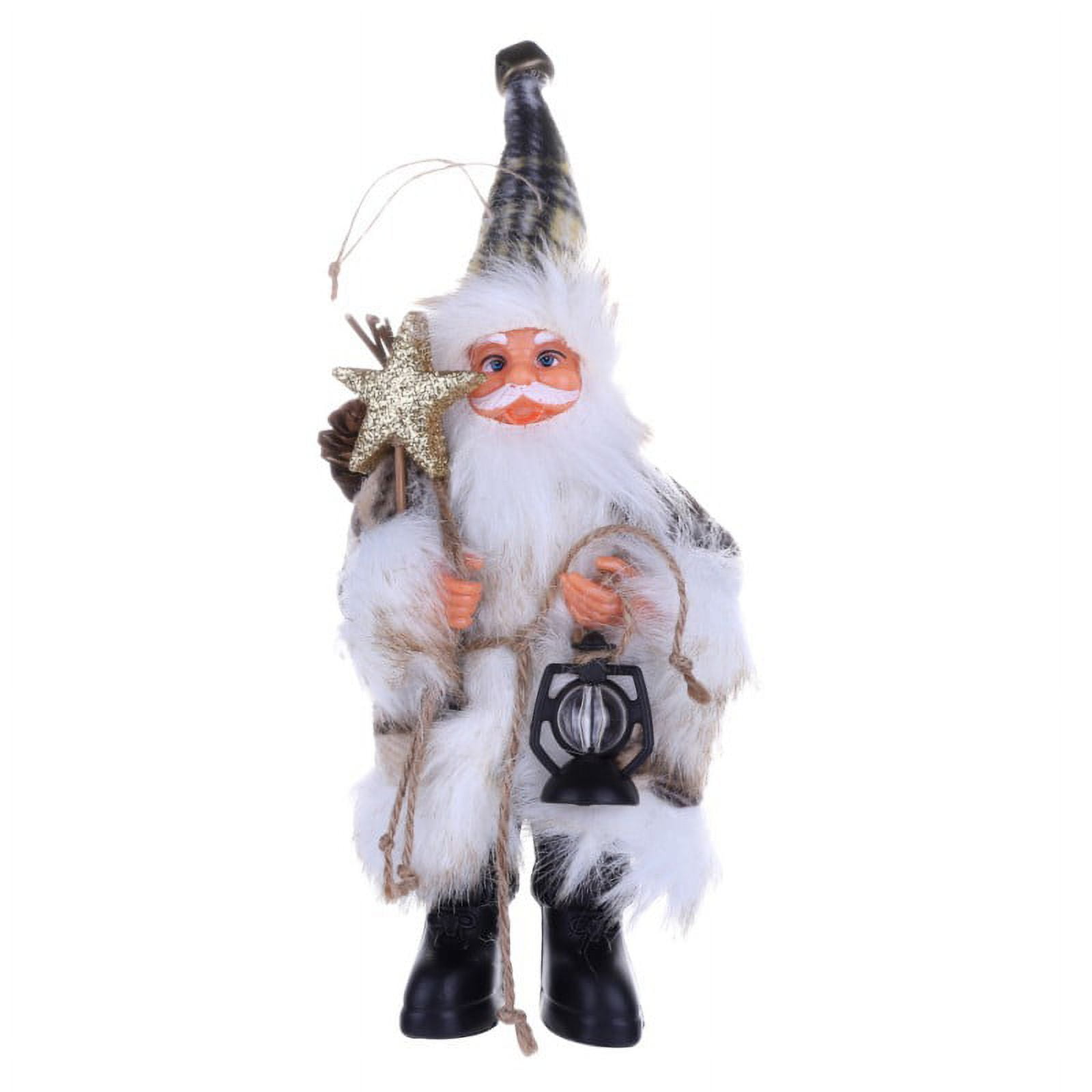 Christmas Santa Claus Figure Standing Decorations, Xmas Statues ...