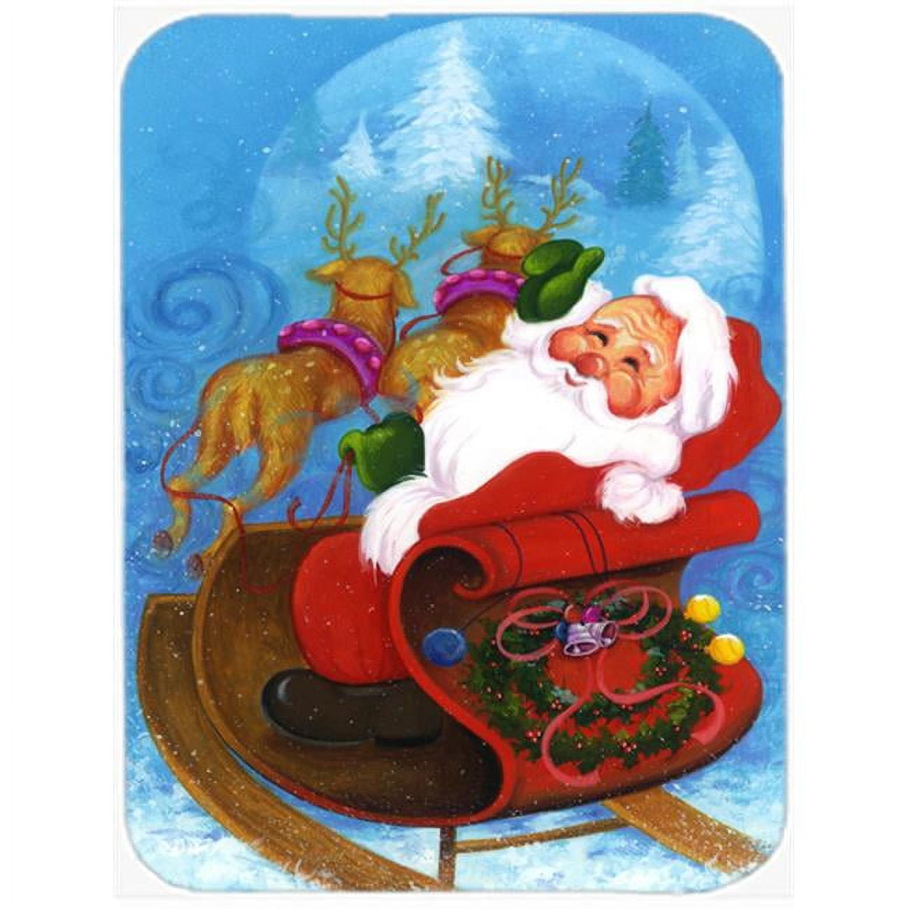 Christmas Santa Claus Good Night Glass Large Cutting Board - Walmart.com