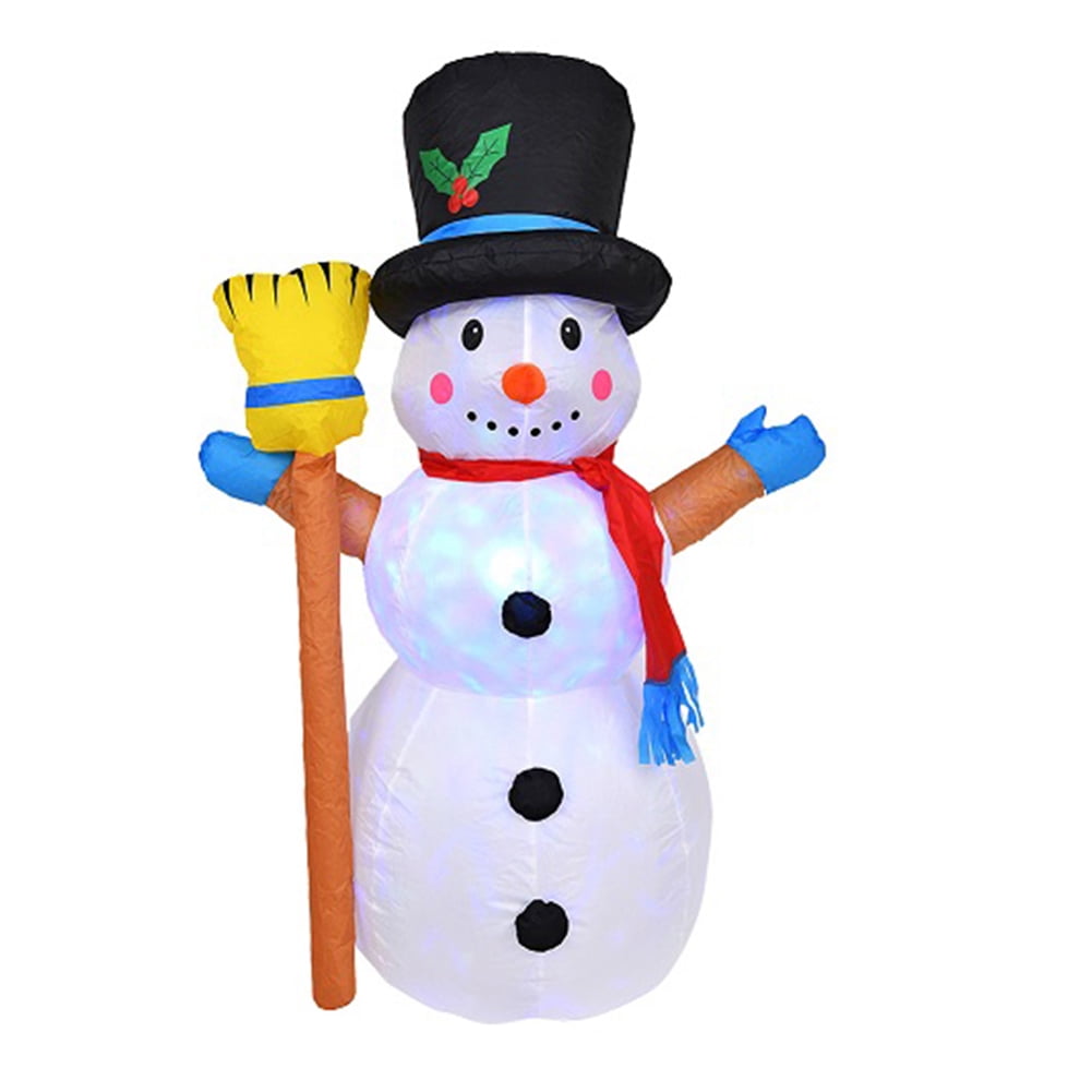 Christmas Snowman Inflatable LED Decoration - Garden Yard Xmas Party ...