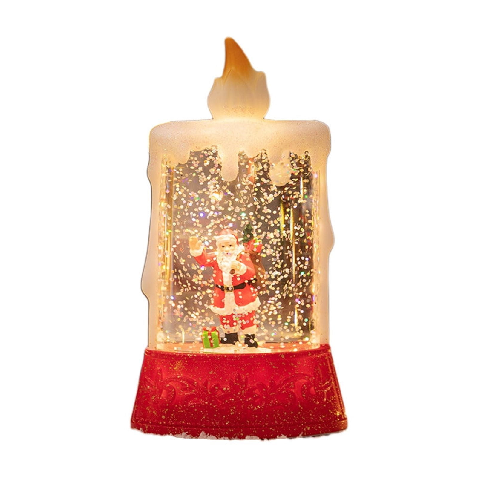 Christmas Santa Claus Snowman Christmas Tree Lantern Plug In and ...