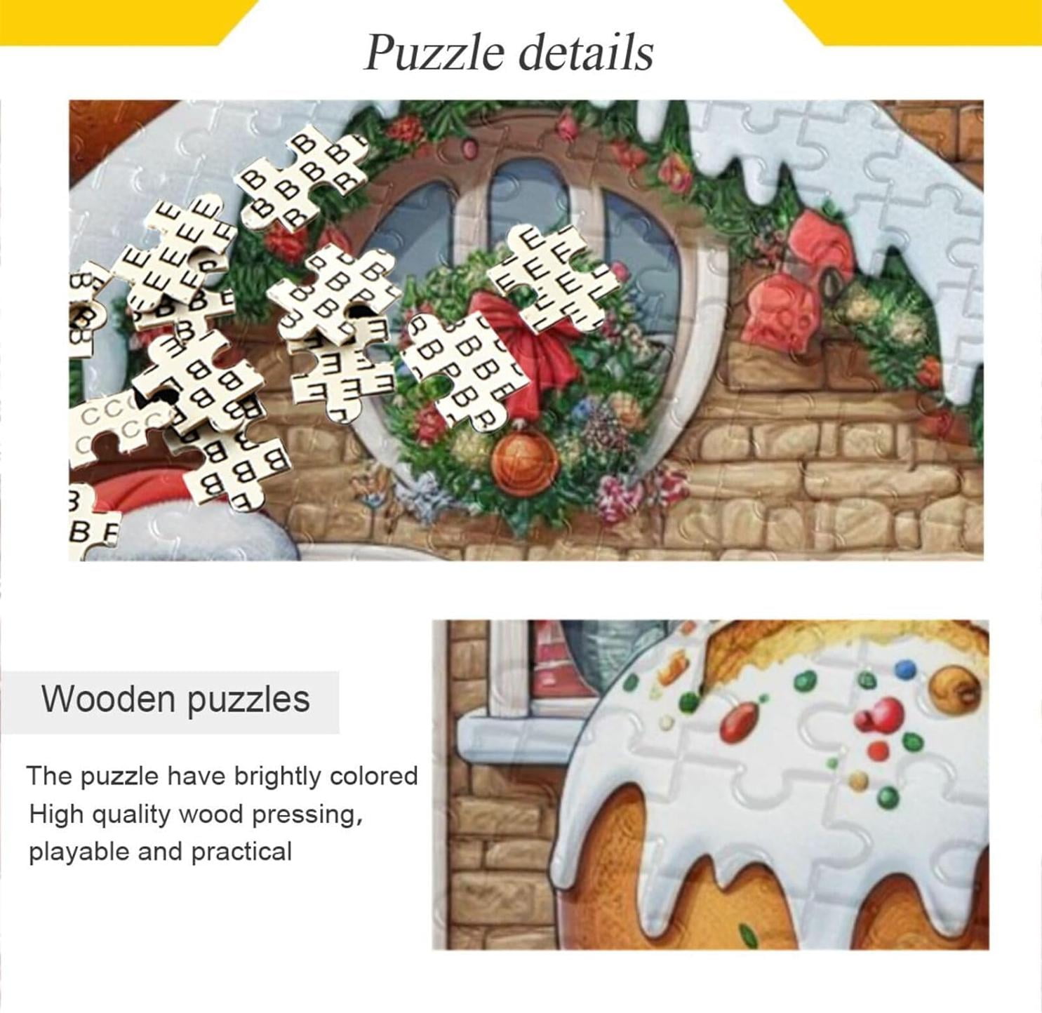 Christmas Santa Home Jigsaw Puzzle 1000 Pieces, Zigsaw with Storage Bag ...