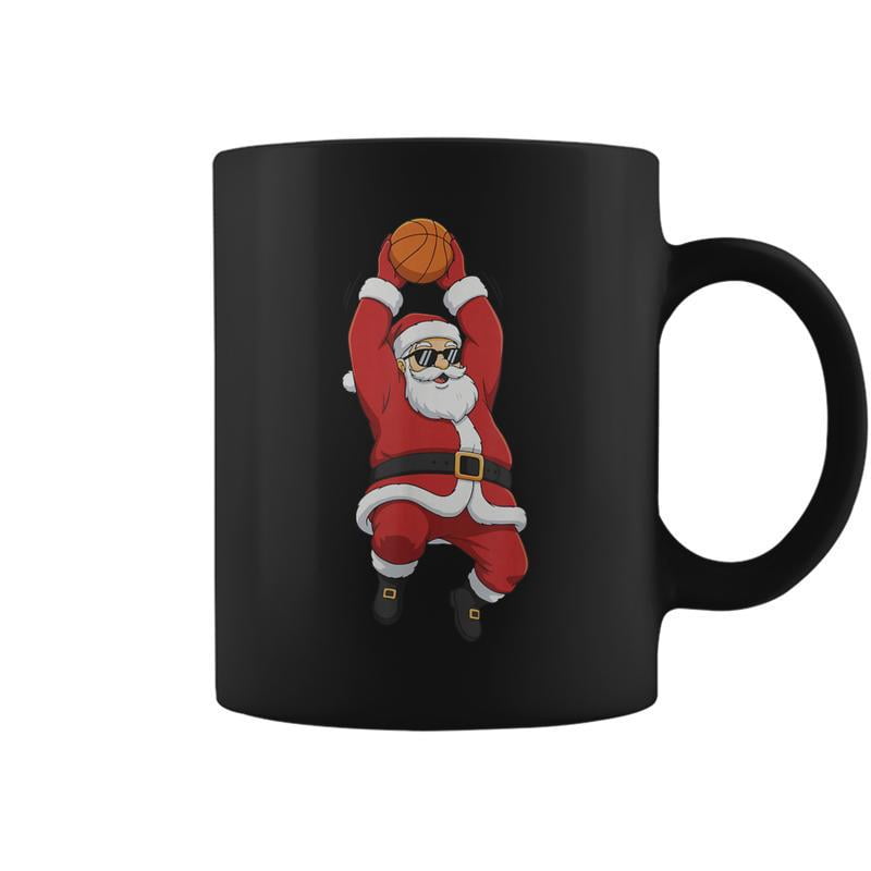 Christmas Santa Playing Basketball For Boys Ns Coffee Mugs - Walmart.com