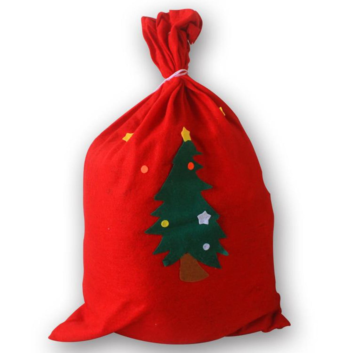Christmas Santa Sack Stocking Decorations 2025 Red Xmas Present Bag For ...