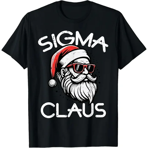 Christmas Santa Sigma Claus Funny Holiday Festive Meme Tee, for men and ...