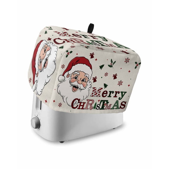 Christmas Santa Small Toaster Cover 2 Slice, Kitchen Appliance Covers ...