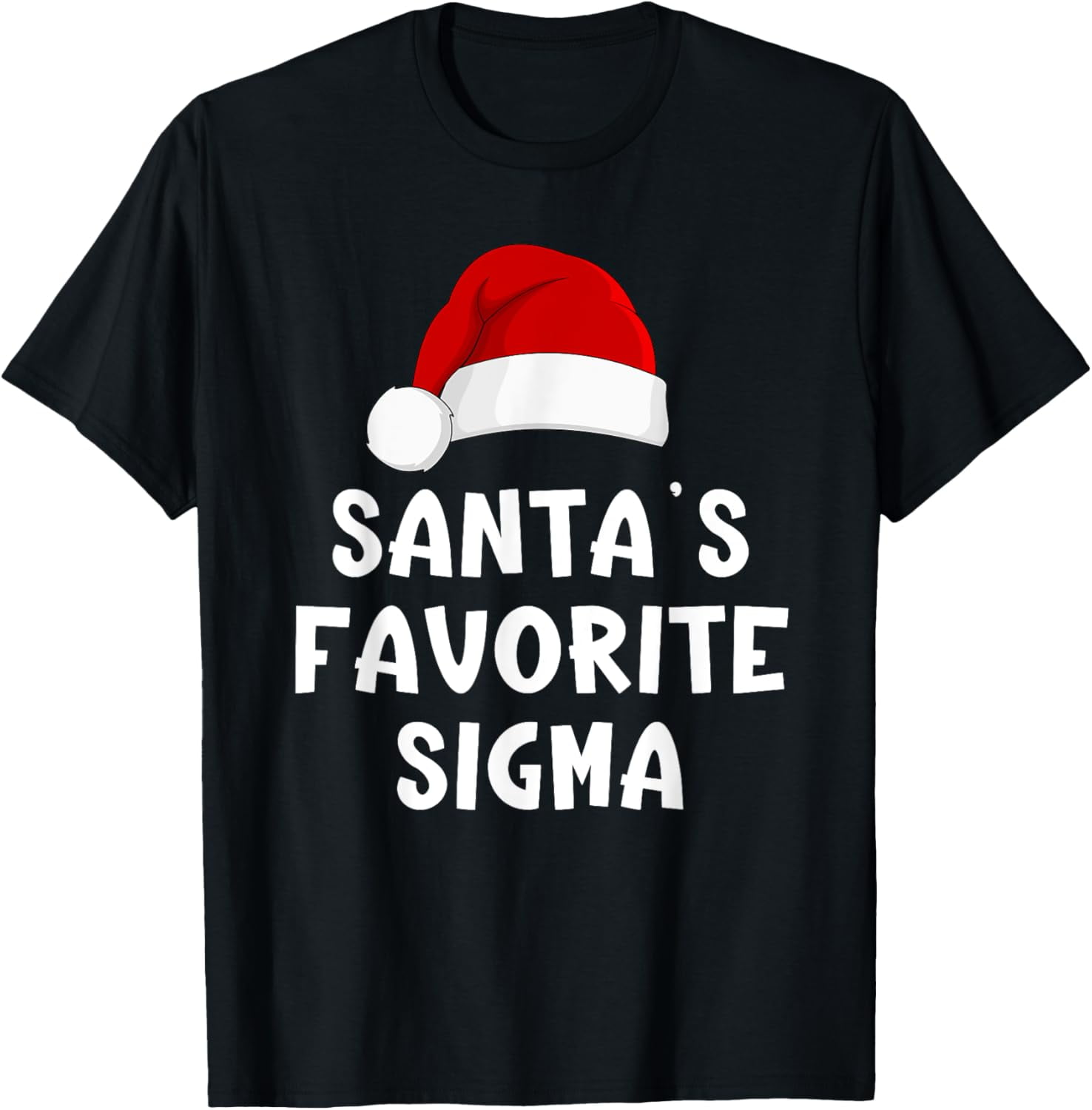 Christmas Santa's Favorite Sigma Funny Xmas Pajama T-Shirt - Walmart.com
