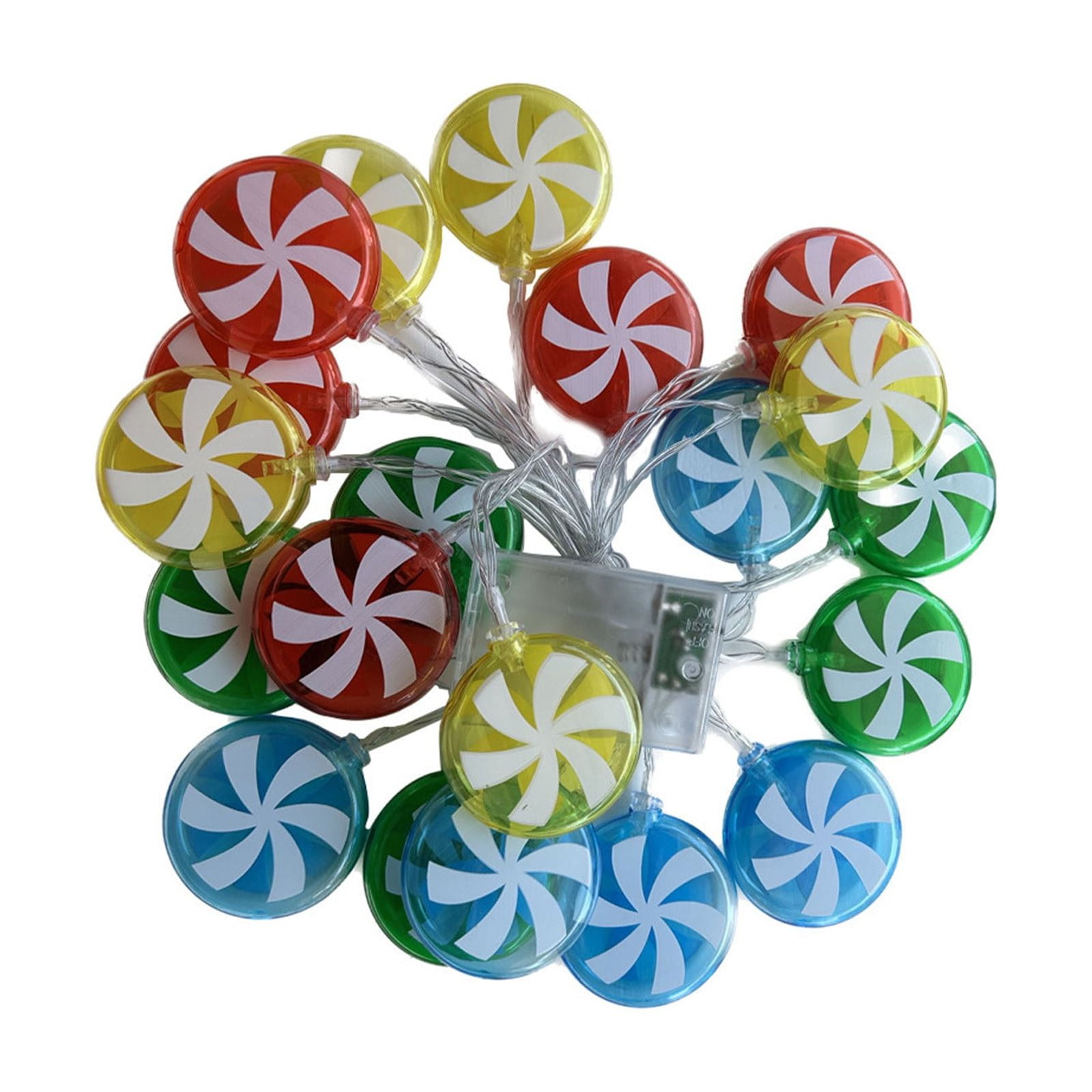 Hvmvliv Christmas String Lights 59in Christmas Candy LED Lights ...