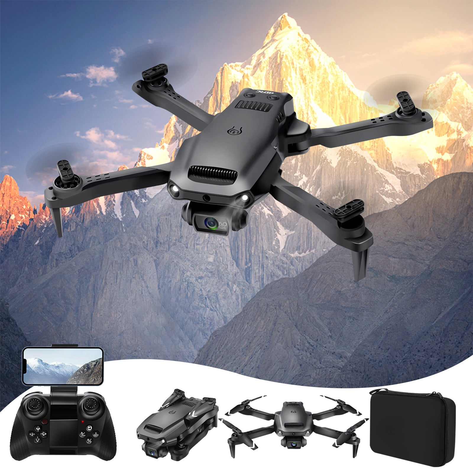 WJSXC Drone with Camera Drone with 1080P HD FPV Camera Remote Control ...