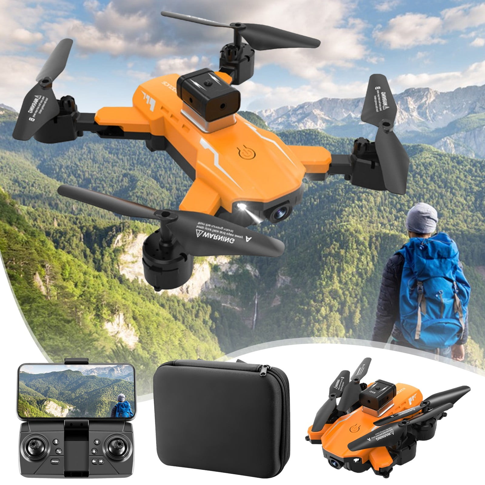 Christmas Savings! Bvxeep Drones with Camera 4K, Uav Pressure Fixed ...