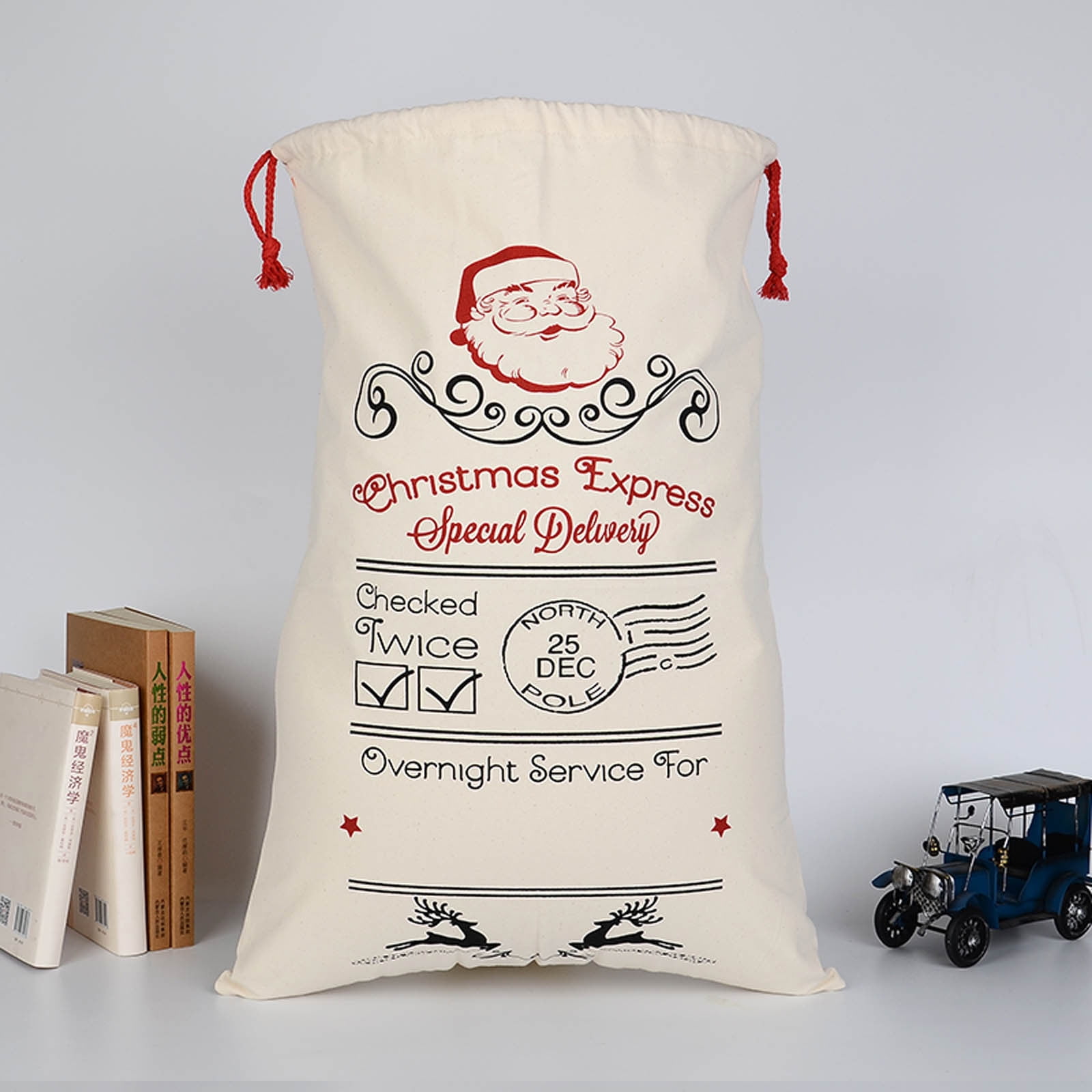 Christmas Savings Clearance 2023! Loopsun Christmas Bag Santa Sack Gift ...