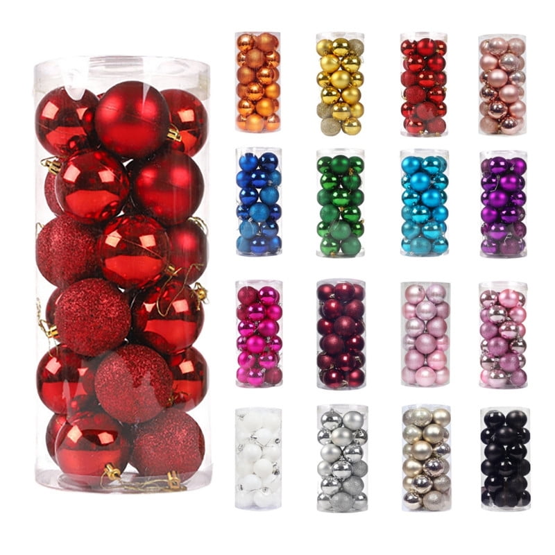 PRETXORVE Christmas Balls, Christmas Tree Ornament, 60mm Christmas Tree ...