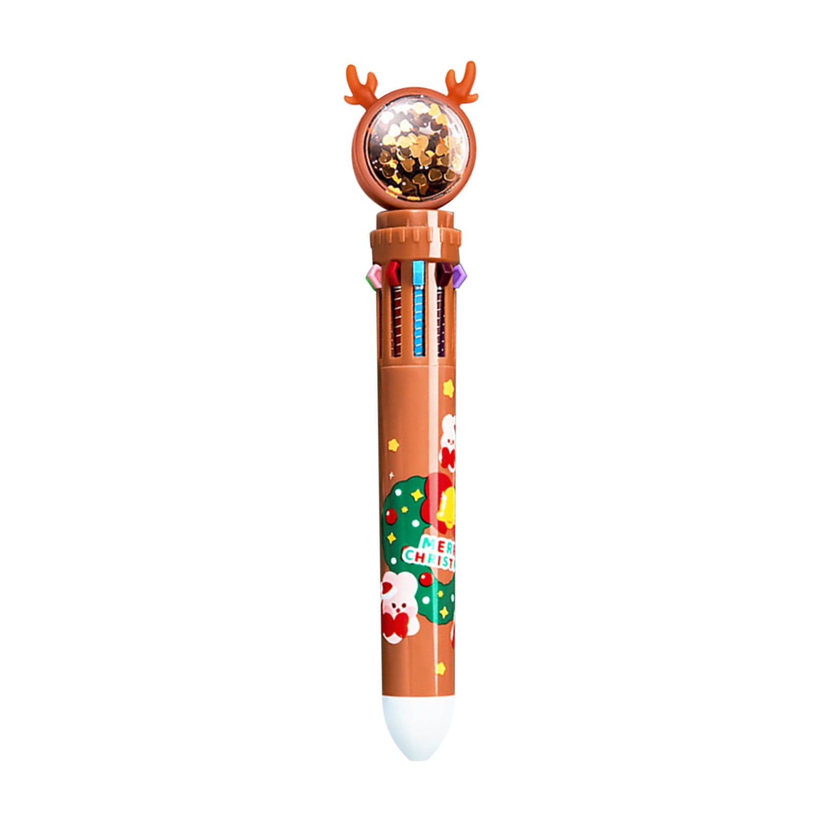 Christmas Savings! Dvkptbk Ballpoint Pens, 10 Color Christmas Ballpoint ...