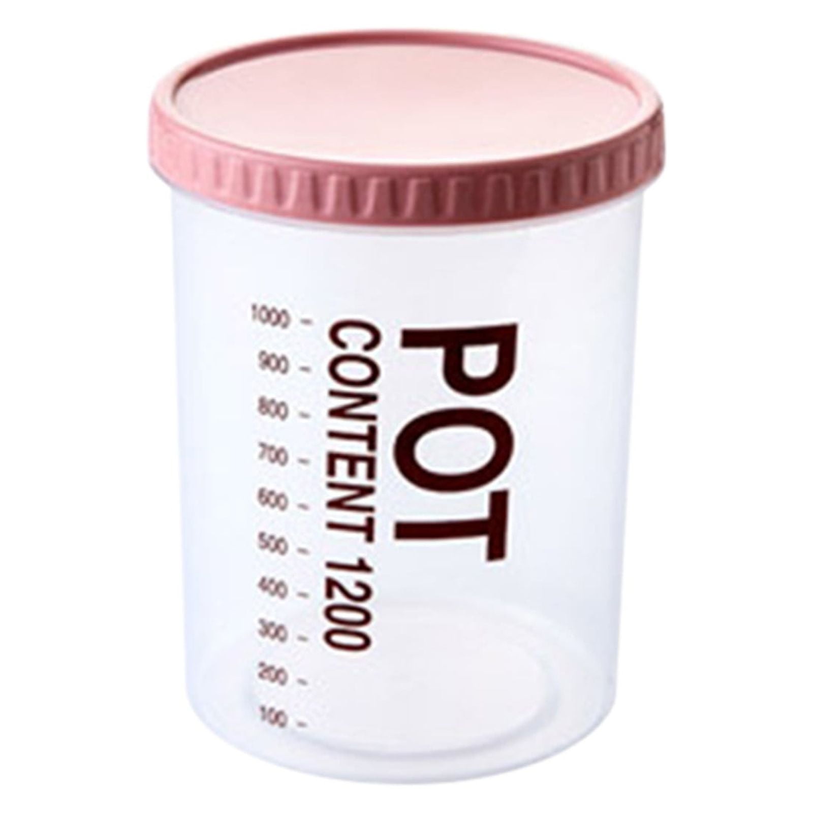 QTOCIO Food Storage Containers, Transparent Food Storage Snack Cans ...