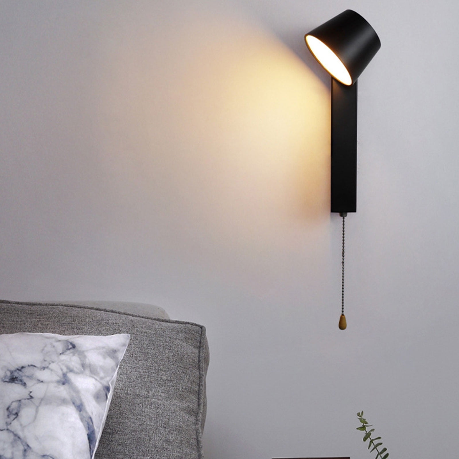 QTOCIO Home Decor, Wired Metal Wall Light, Modern Warm LED Wall Light, Luxury Indoor Golden Wall ...