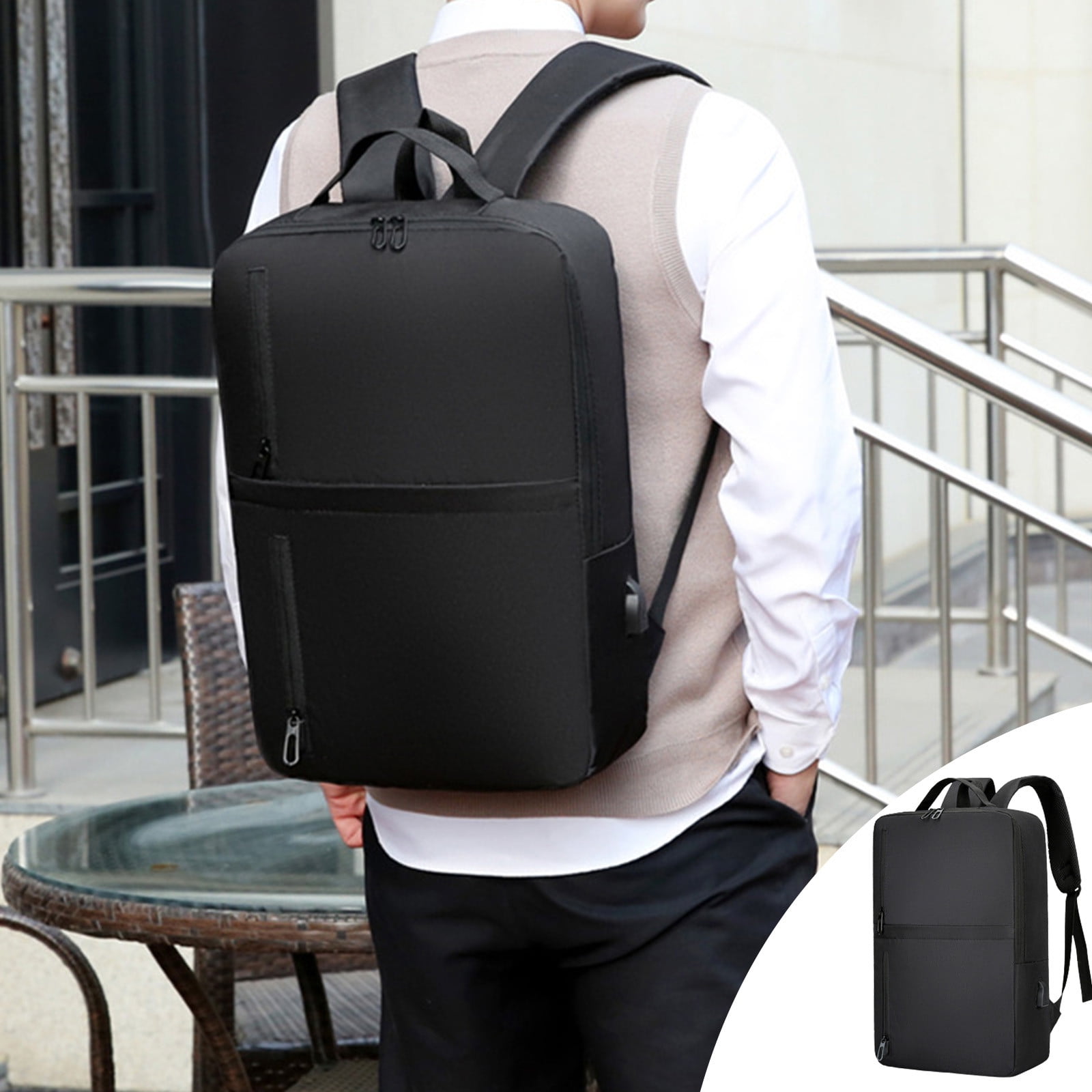 QTOCIO Organization And Storage, Laptop Backpack 15 Inch Large Travel ...