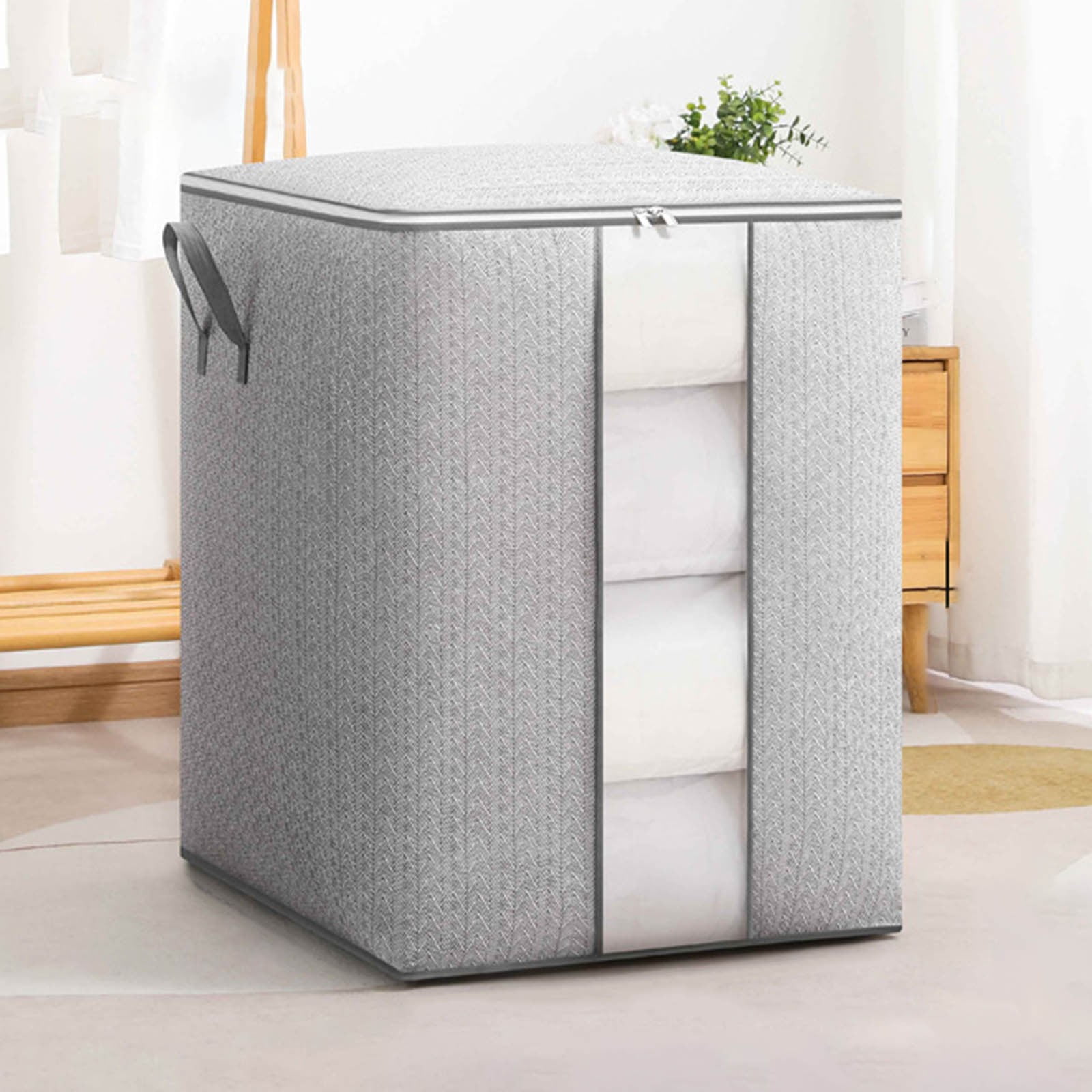 QTOCIO Storage Containers, Folding Wardrobe Storage Box Sweater Pants ...