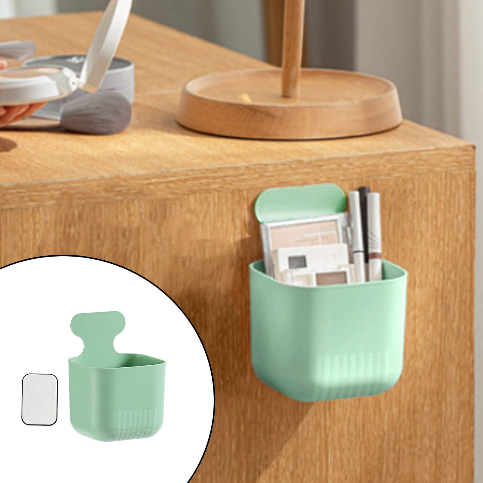 QTOCIO Storage Containers, Magnetic Wall Mounted Organizer, No Drilling ...