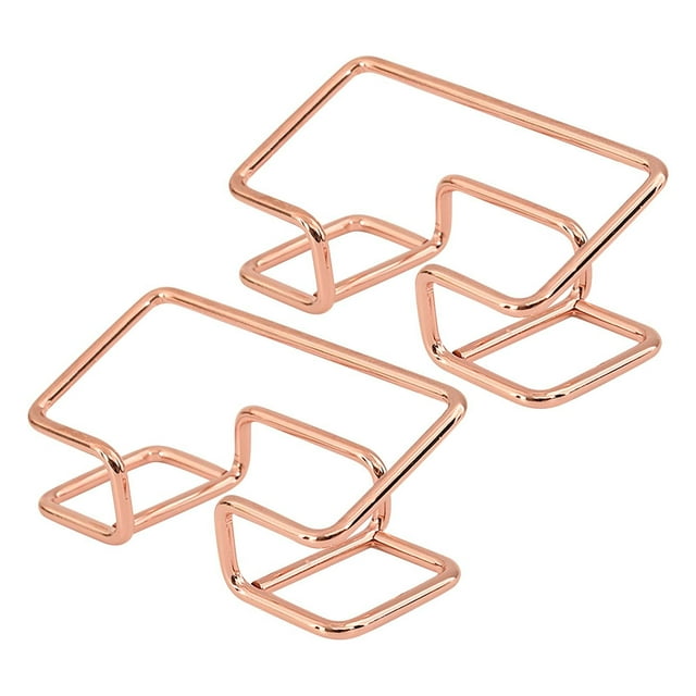 QTOCIO Tools, 2pc Business Card Holder Desk Bracket Cards Organizer ...