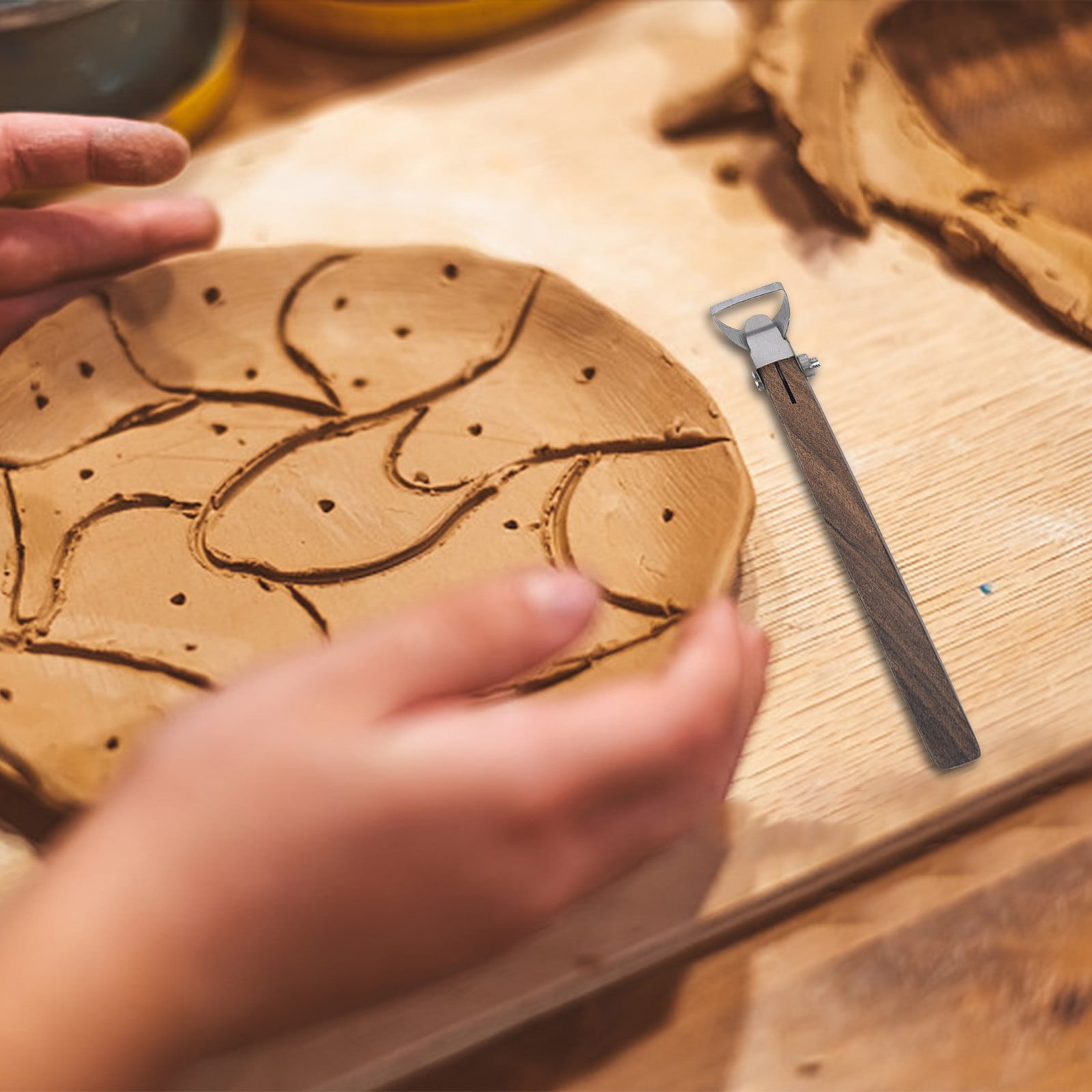 QTOCIO Tools, DIY Hand-made Pottery Teacup Mug Handle Sculpture Scraper ...