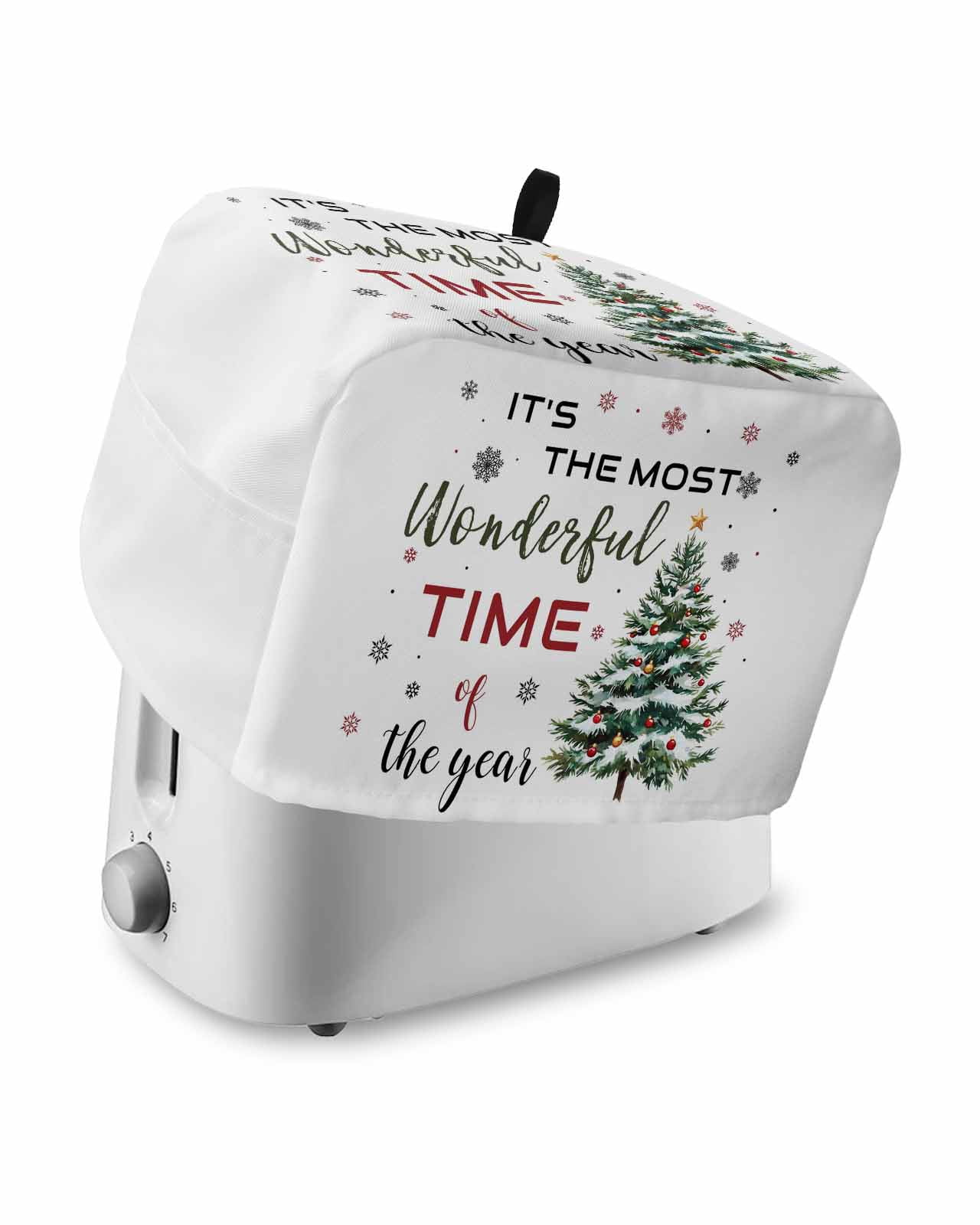 Christmas Saying Toaster Cover 4 Slice, Large Kitchen Appliance Covers ...