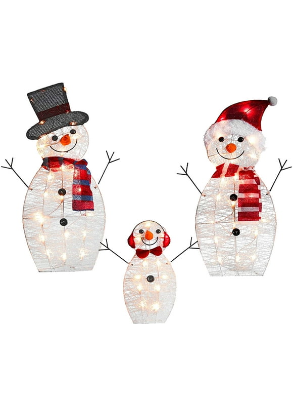 Outdoor Snowman Decor in Outdoor Christmas Decorations - Walmart.com