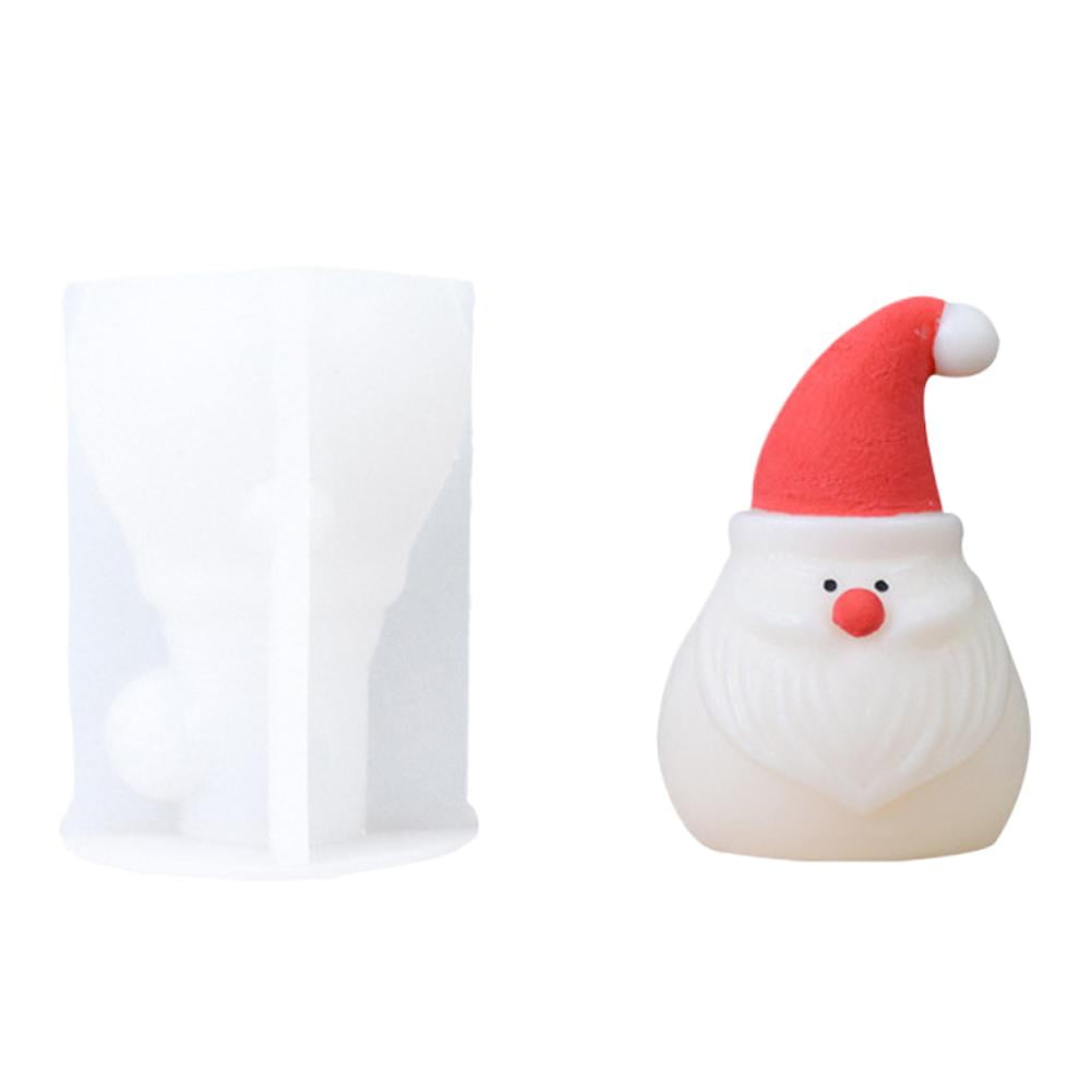 Christmas Scented Candle Silicone Mold - Flexible Molds for Soy Wax ...