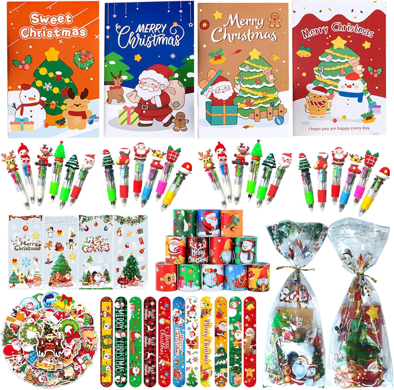 Christmas School Stationery Party Packs, 24 Pack Christmas Classroom ...