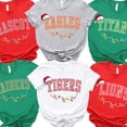 Christmas School Team Name Shirt Santa Hat School Mascot Shirts Xmas ...