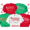 Christmas School Team Name Sweathirt Santa Hat School Mascot ShirtsXmas ...