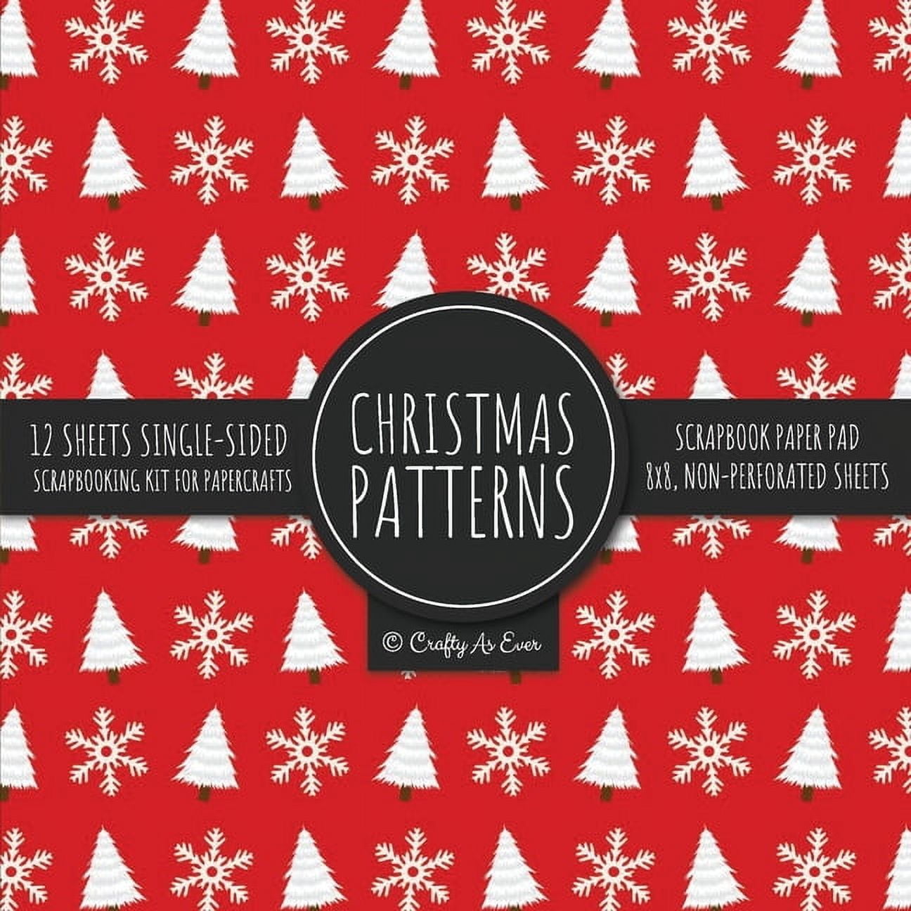 Christmas Scrapbook Paper Pad: Christmas Background 8x8 Decorative ...