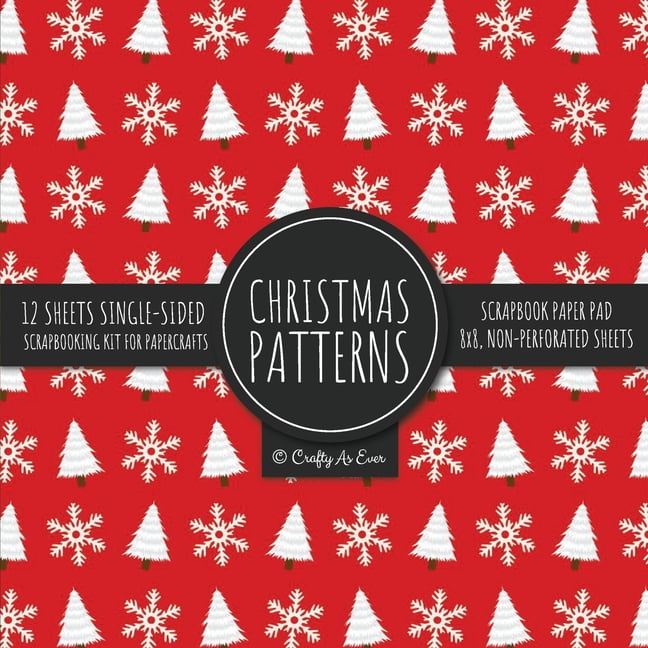 Christmas Scrapbook Paper Pad: Christmas Background 8x8 Decorative ...