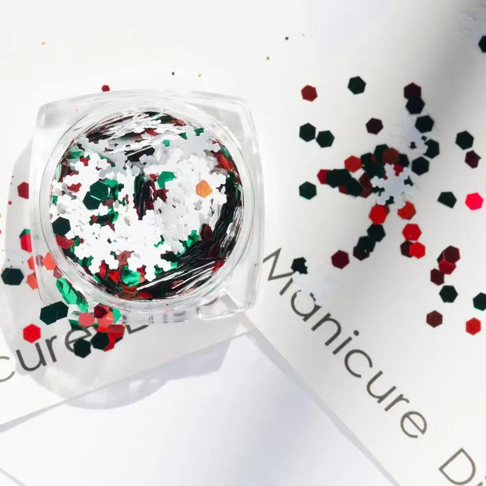 Christmas Sequins Stiy Face Snowe Glitter Makeup Face Acces W1B7 Art ...