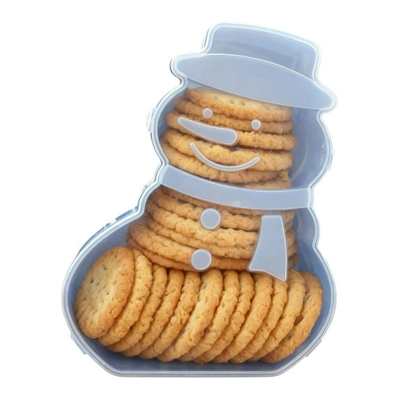 Christmas Serving Tray & Festive Christmas Biscuit Storage with Lid ...