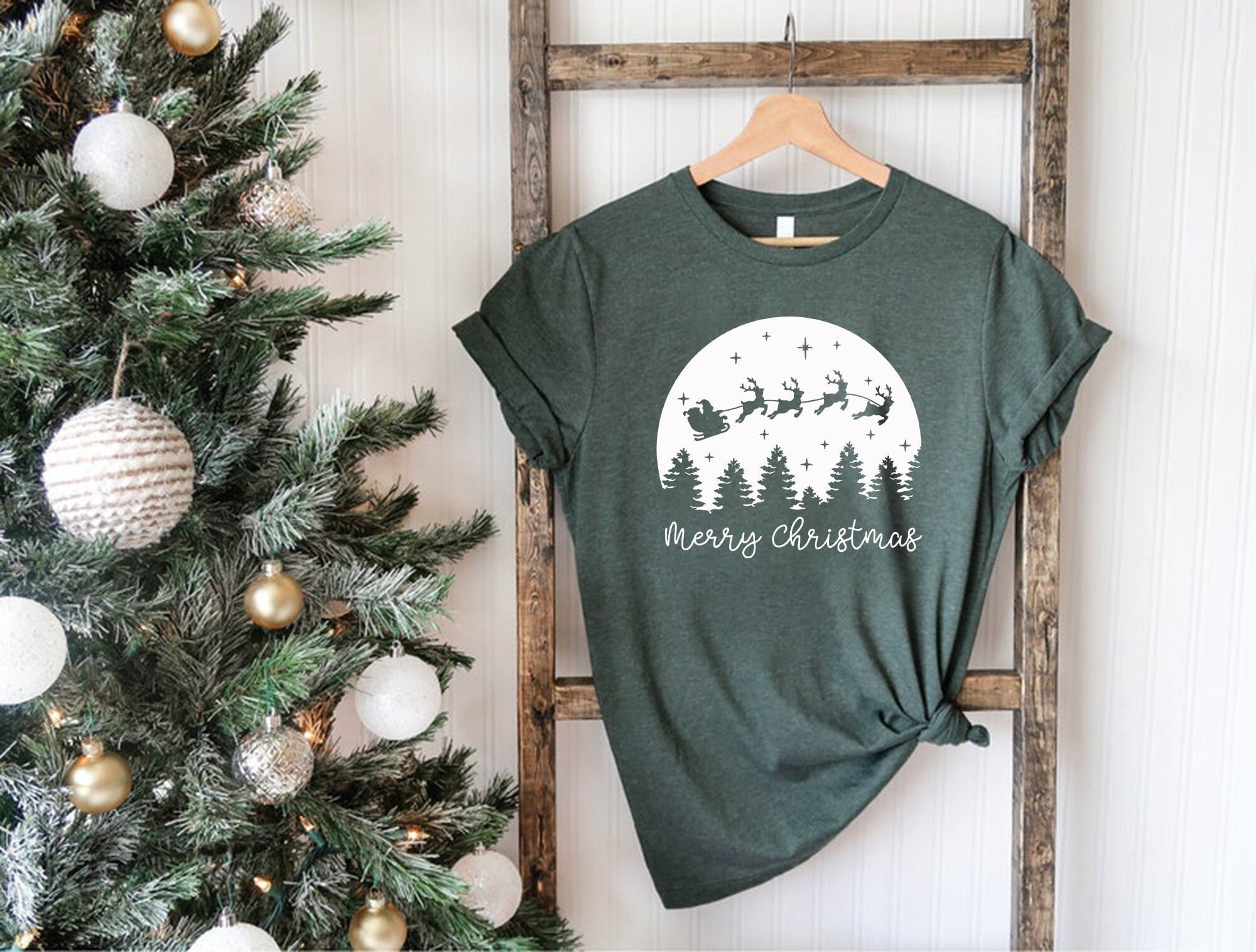 Christmas Shirt, Merry Christmas Shirt, Women's Christmas Shirt Cute ...