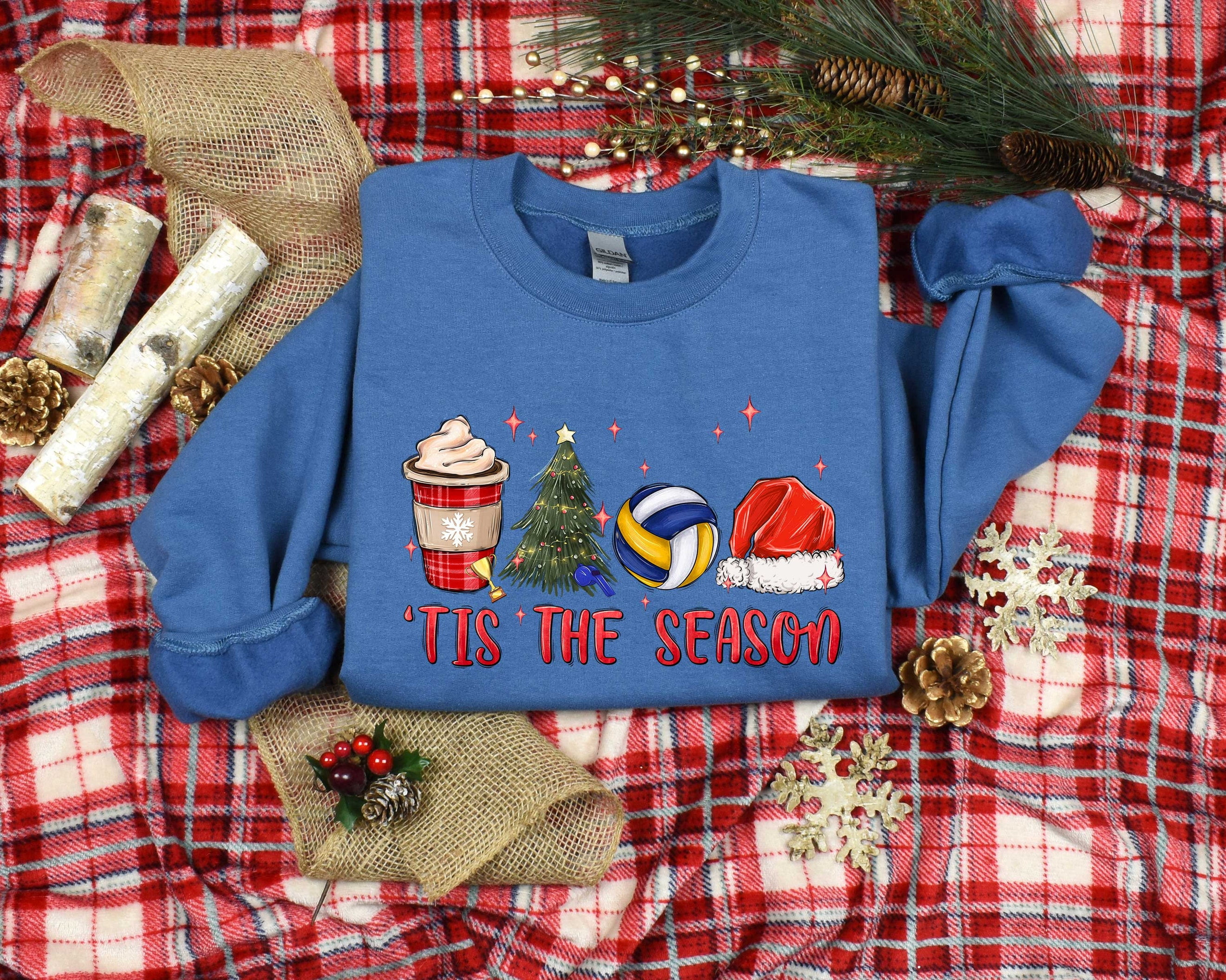 Christmas Shirt, This The Season, Volleyball Season Shirt, Volleyball ...