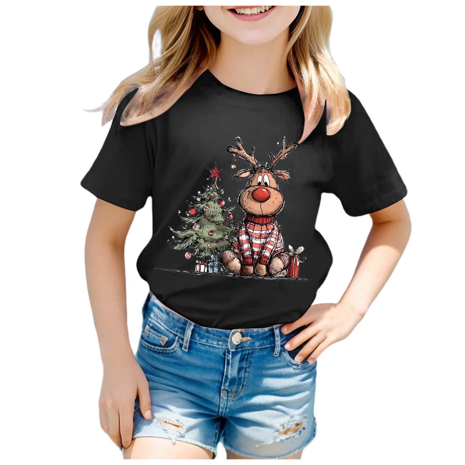 Christmas Shirts for Girls Christmas Shirts for Kids Boys Girls ...