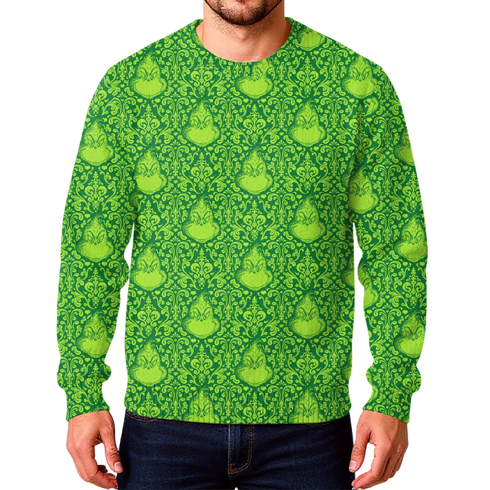 Christmas Shirts for Men Men’S Ugly Christmas Sweater Green XL ...